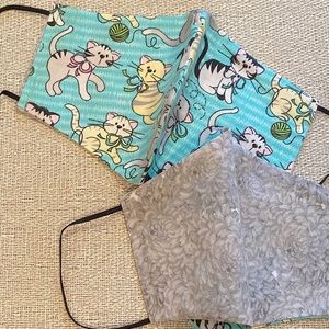 Hand Crafted | Accessories | Cats Face Mask | Poshmark
